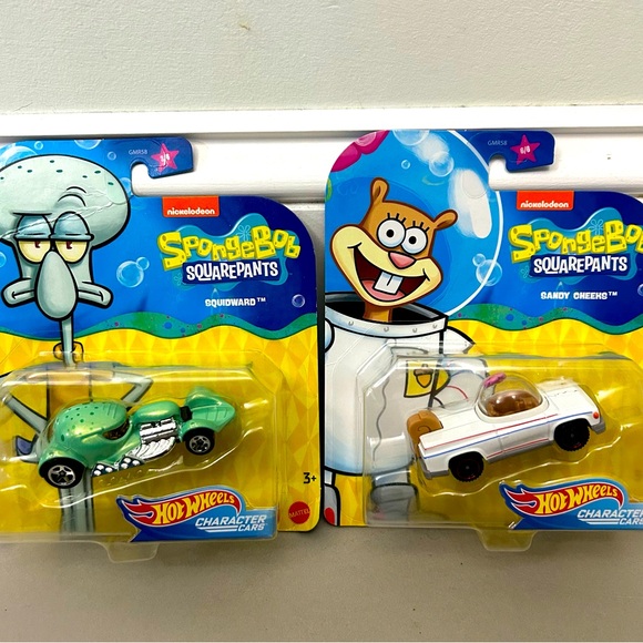 Voiture 1/64 Hot Wheels SpongeBob SquarePants Set Of 6 Patrick Sandy ...
